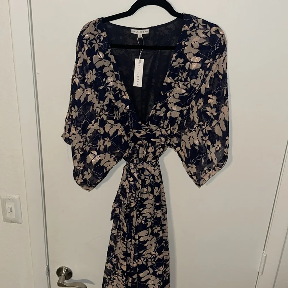 Baltic Born | Dresses | Nwt Baltic Born Luca Jacquard Kimono Maxi ...